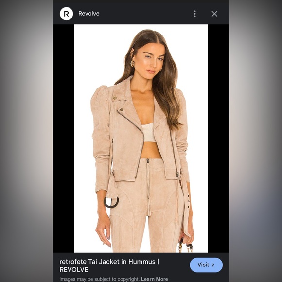 Retrofete | Jackets & Coats | Retrofete Tai Suede Leather Jacket In The ...